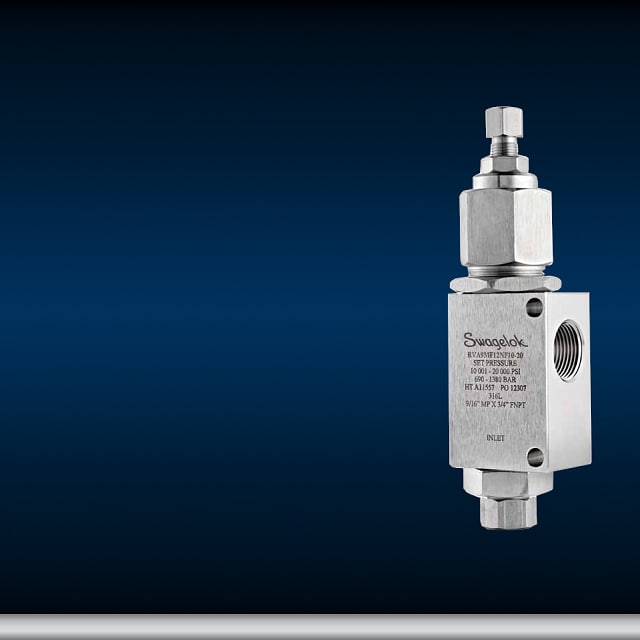 Medium- and High-Pressure Relief Valves | Swagelok