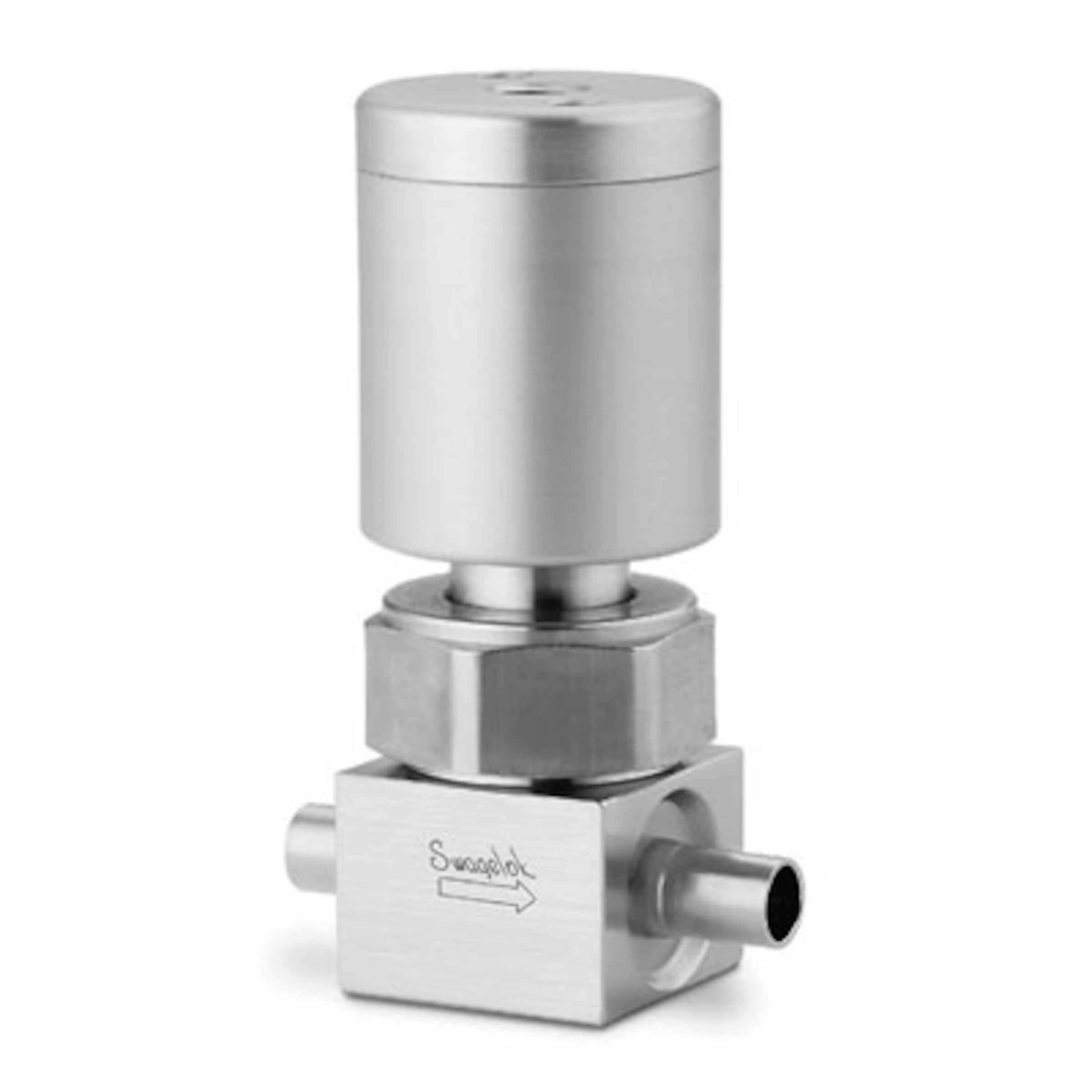 316L VAR UHP High Flow Diaphragm Sealed Valve, 3/8 x 0.035 in. TBW, SC ...