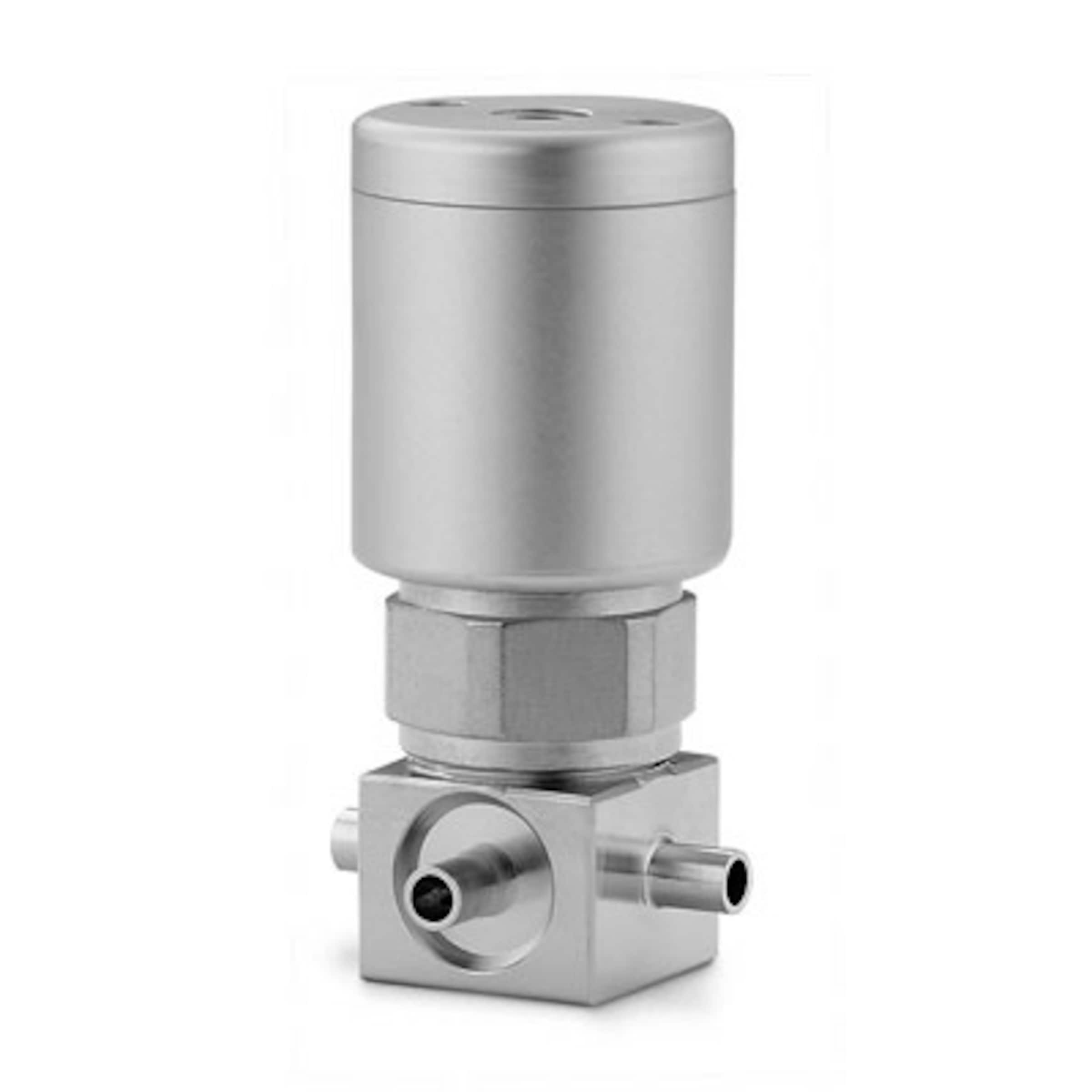 316L VIM-VAR UHP 3-Port Diaphragm Sealed Valve, C Flow Path, 1/4 in ...