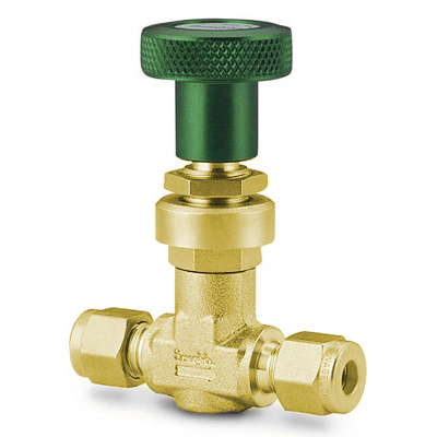 Brass High Flow Metering Valve, 1/4 in. Swagelok Tube Fitting | Swagelok