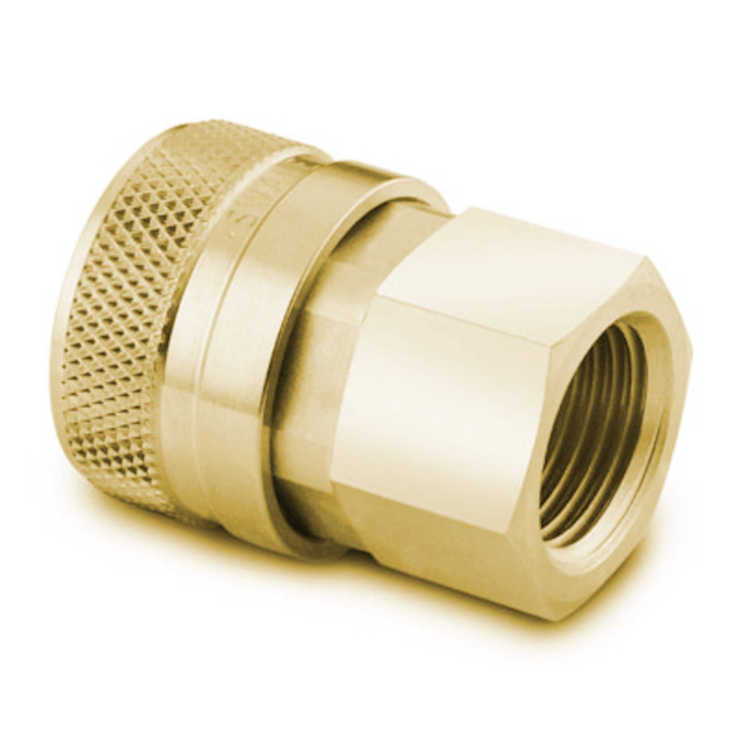 Brass Full Flow Quick Connect Body, 1.7 Cv, 1/4 in. Female NPT | Full ...