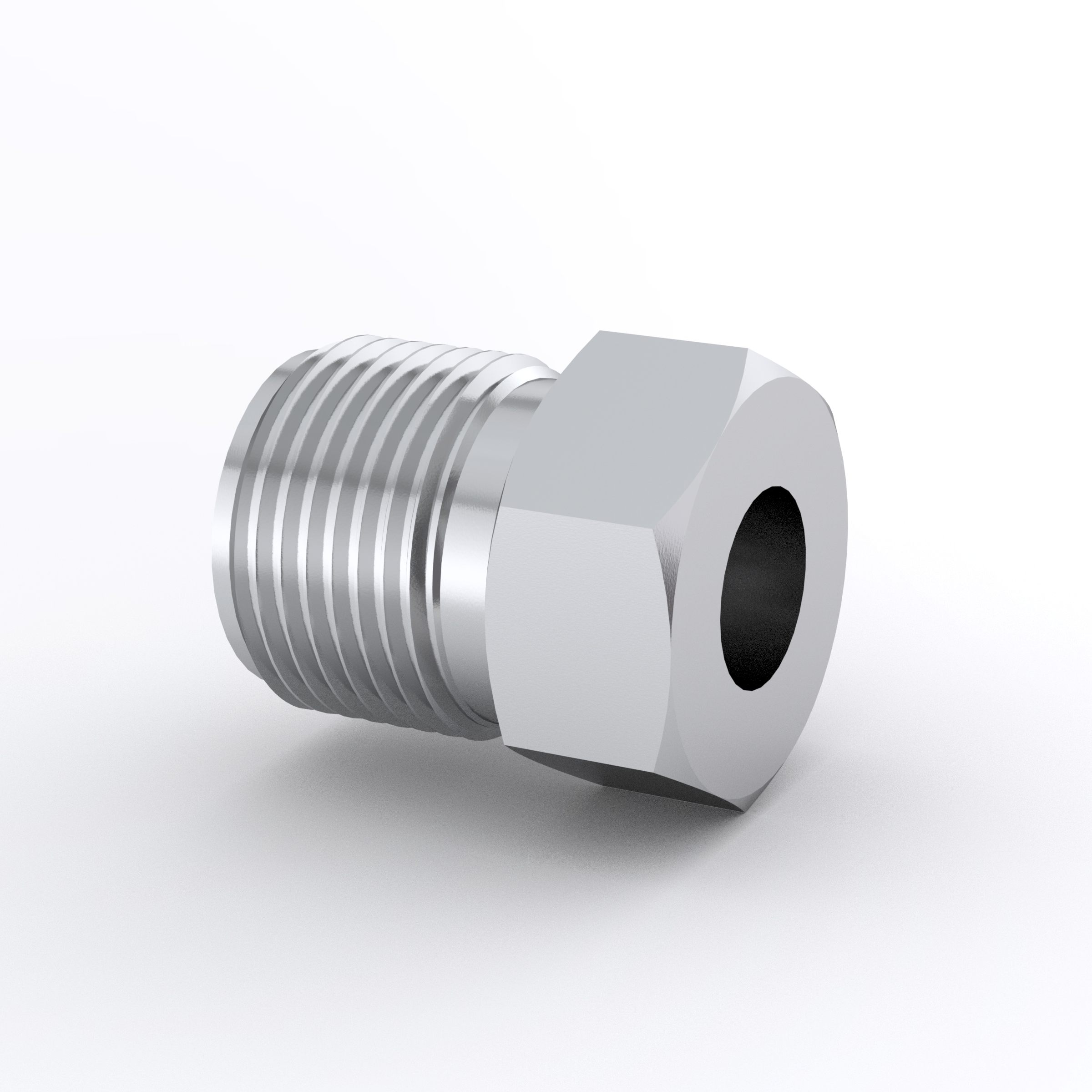 316 Stainless Steel IPT Series Gland, 9/16 in. High Pressure Coned and ...
