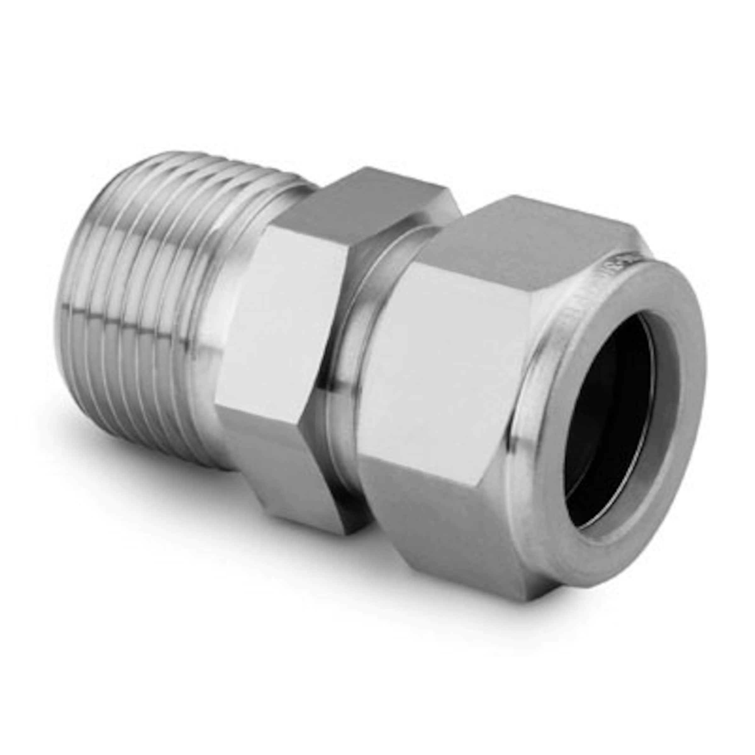 Stainless Steel Swagelok Tube Fitting, Male Connector, 2 in. Tube OD x 2 in. Male NPT | Swagelok
