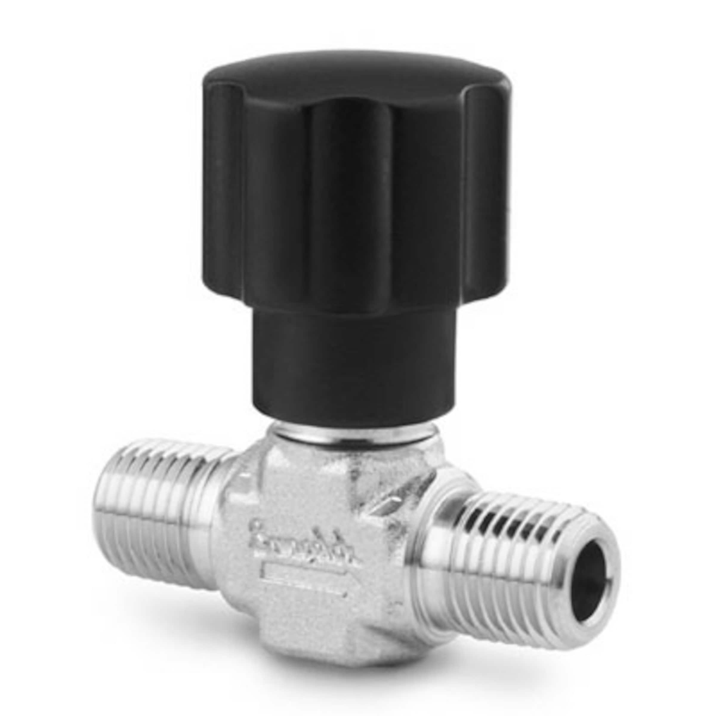 Stainless Steel Integral Bonnet Non-Rotating Stem Valve, 0.27 Cv, 1/4 ...
