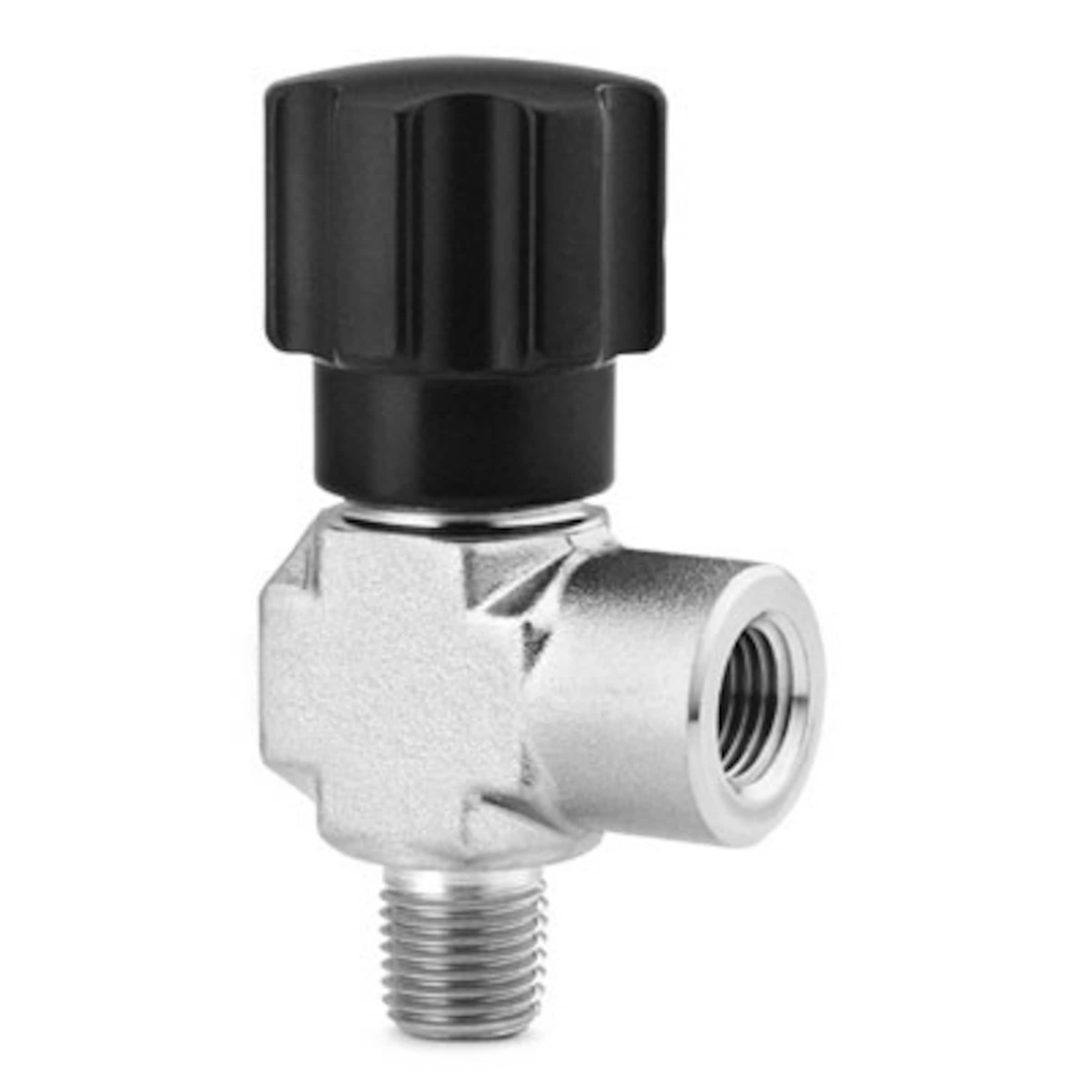 Válvula de aguja con bonete integral y obturador no giratorio de acero ...