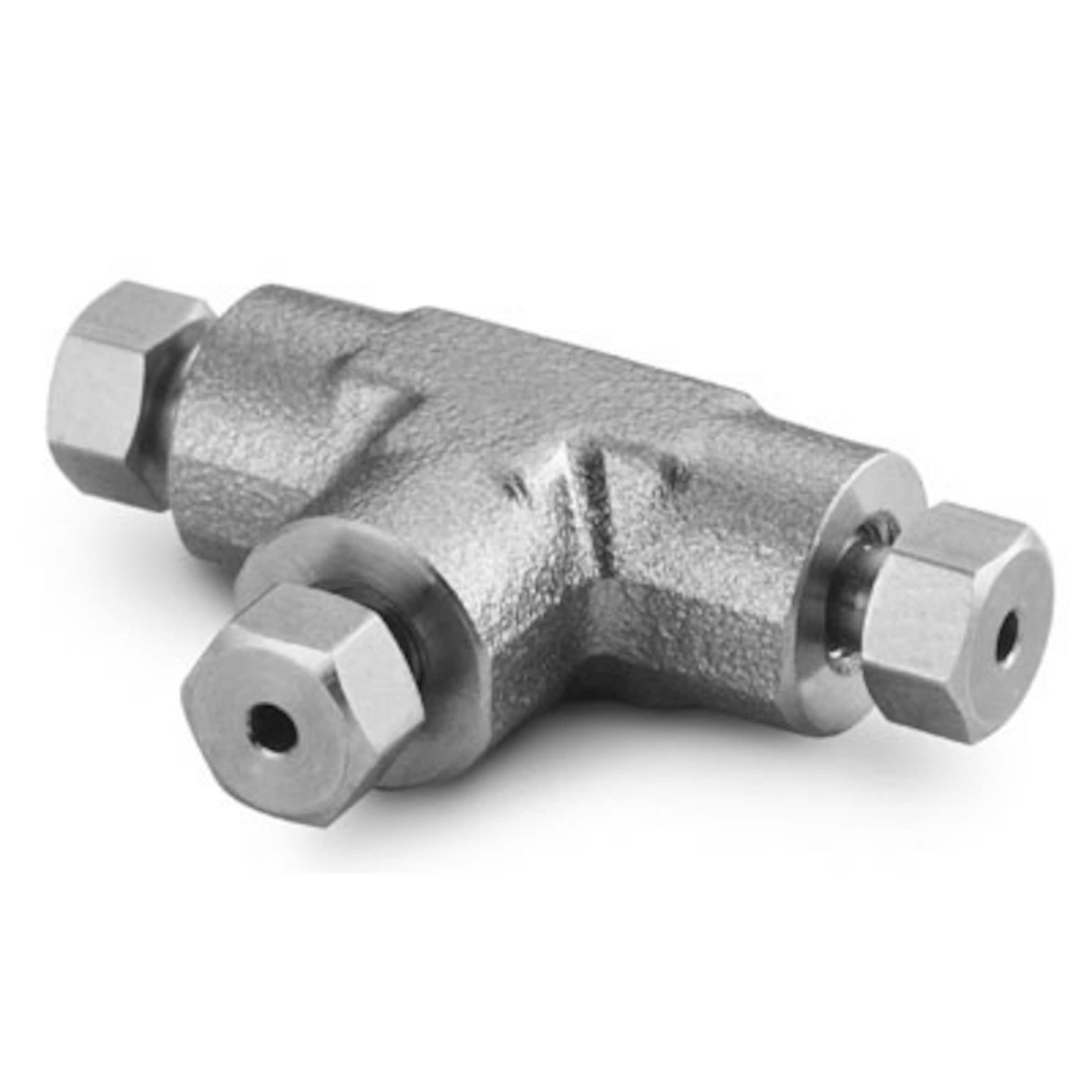 Stainless Steel Swagelok Tube Fitting, Low Dead Volume Union Tee, 1/16 ...