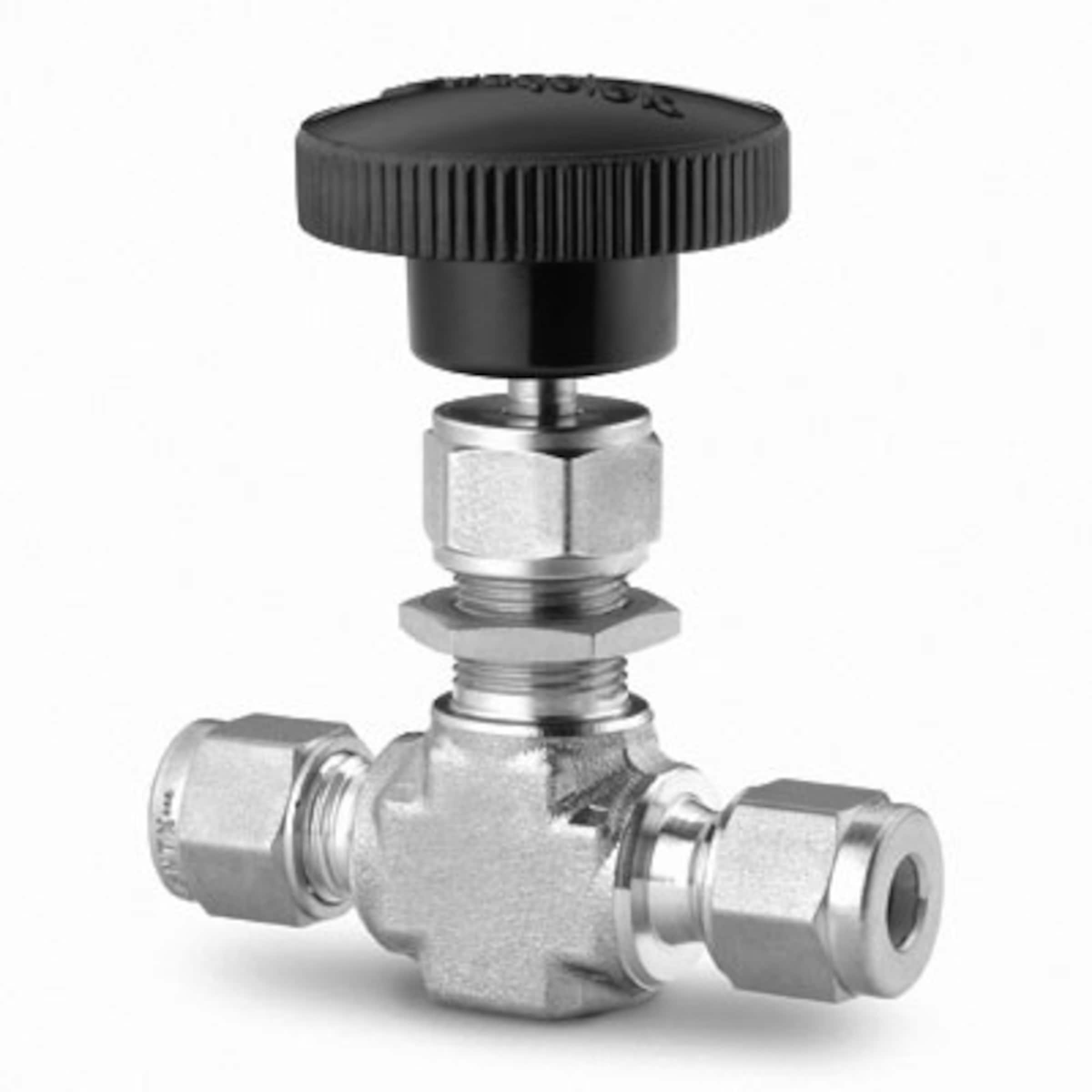 Stainless Steel Integral Bonnet Needle Valve, 0.37 Cv, 6 mm Swagelok ...