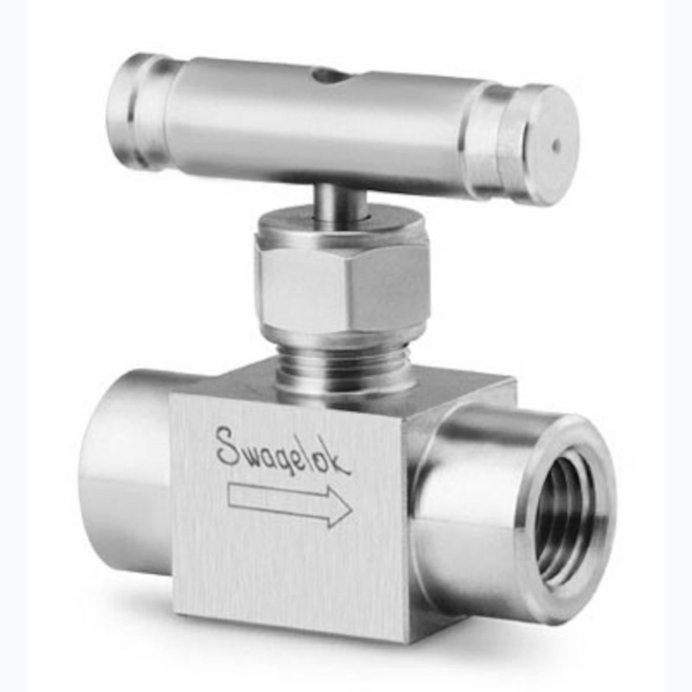 Stainless Steel Integral Bonnet Needle Valve, 0.21 Cv, 1/4 in. FNPT ...