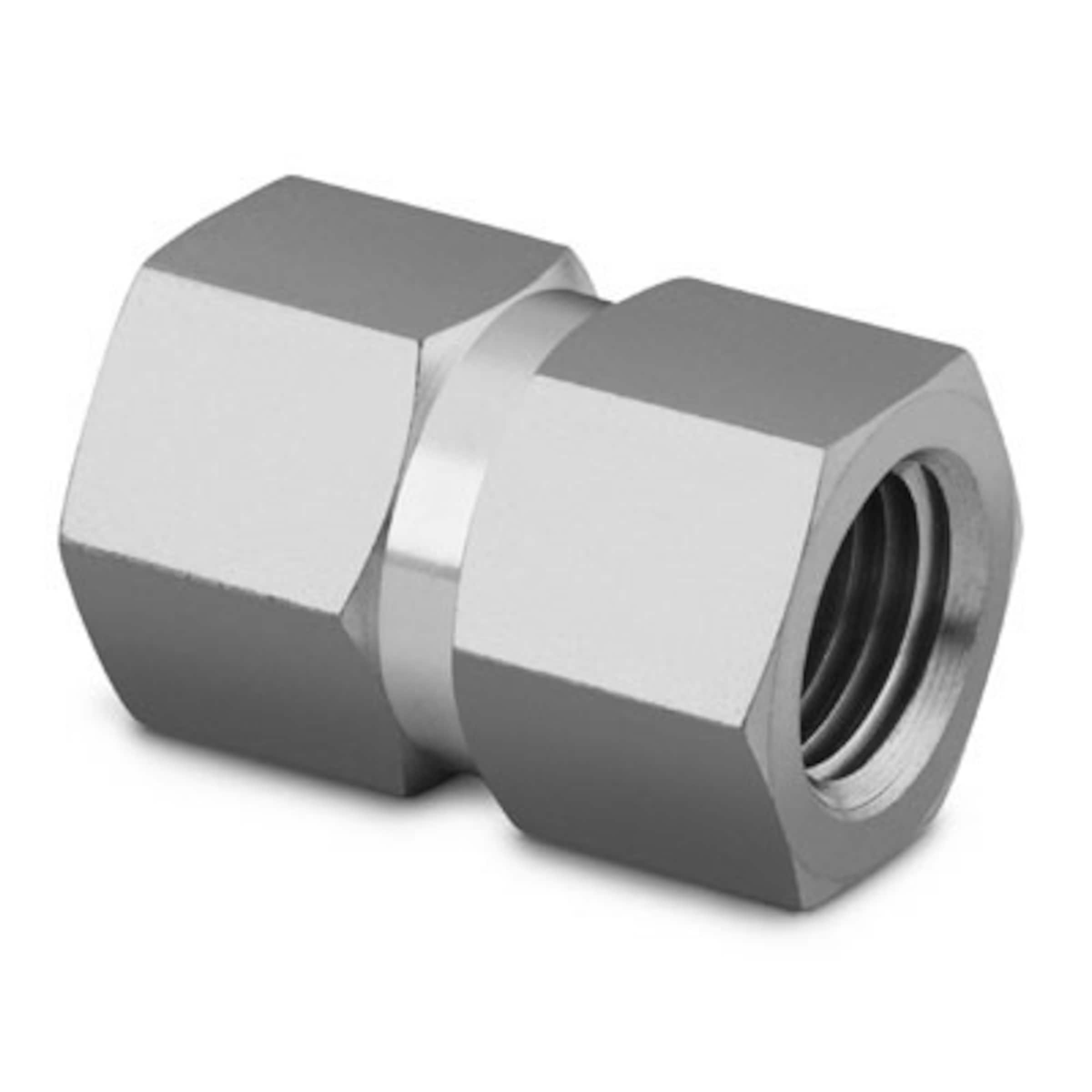 Stainless Steel Pipe Fitting Hex Coupling 1 8 In Female Npt