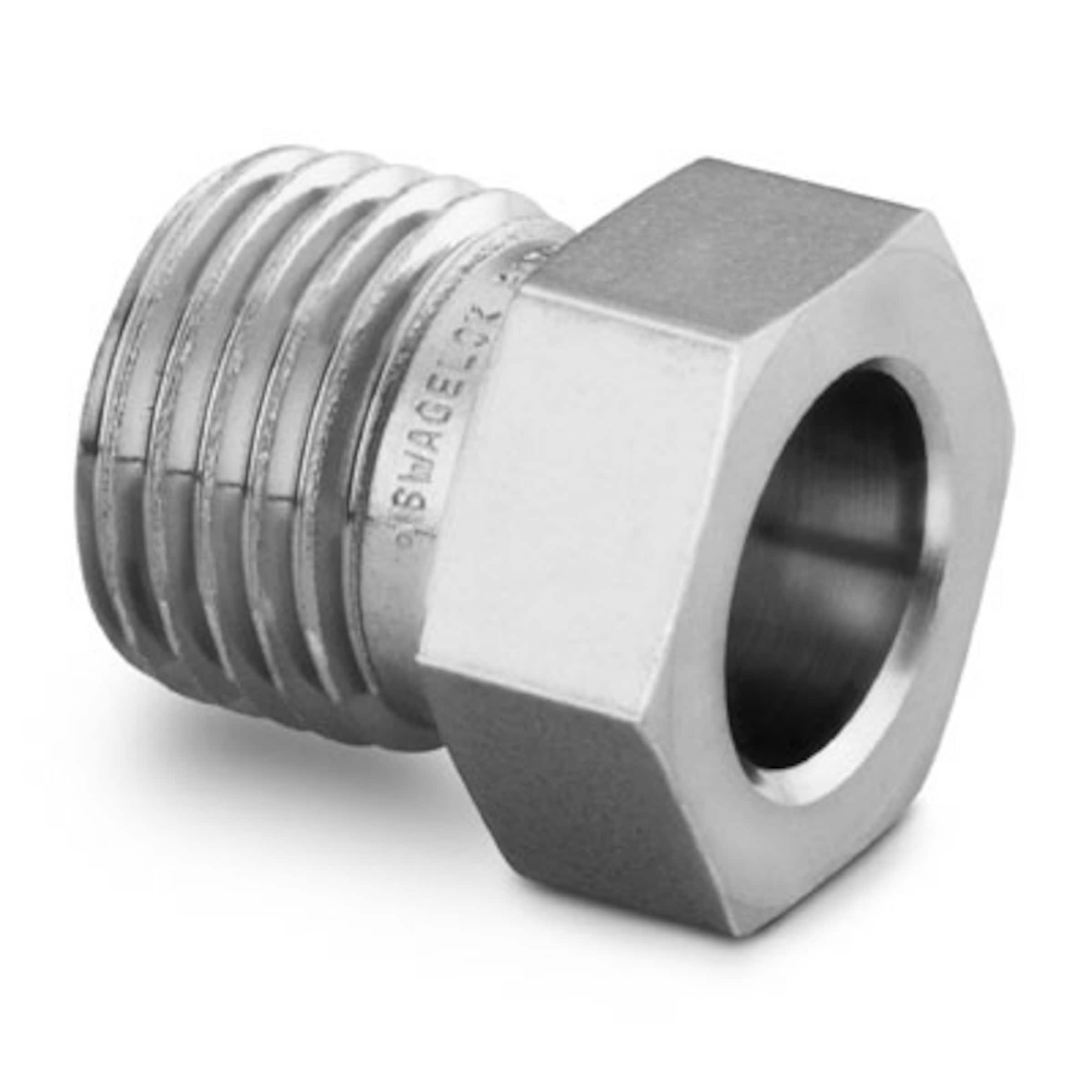 316 Stainless Steel High Flow VCR Face Seal Fitting, 1/4 in. Male Nut ...