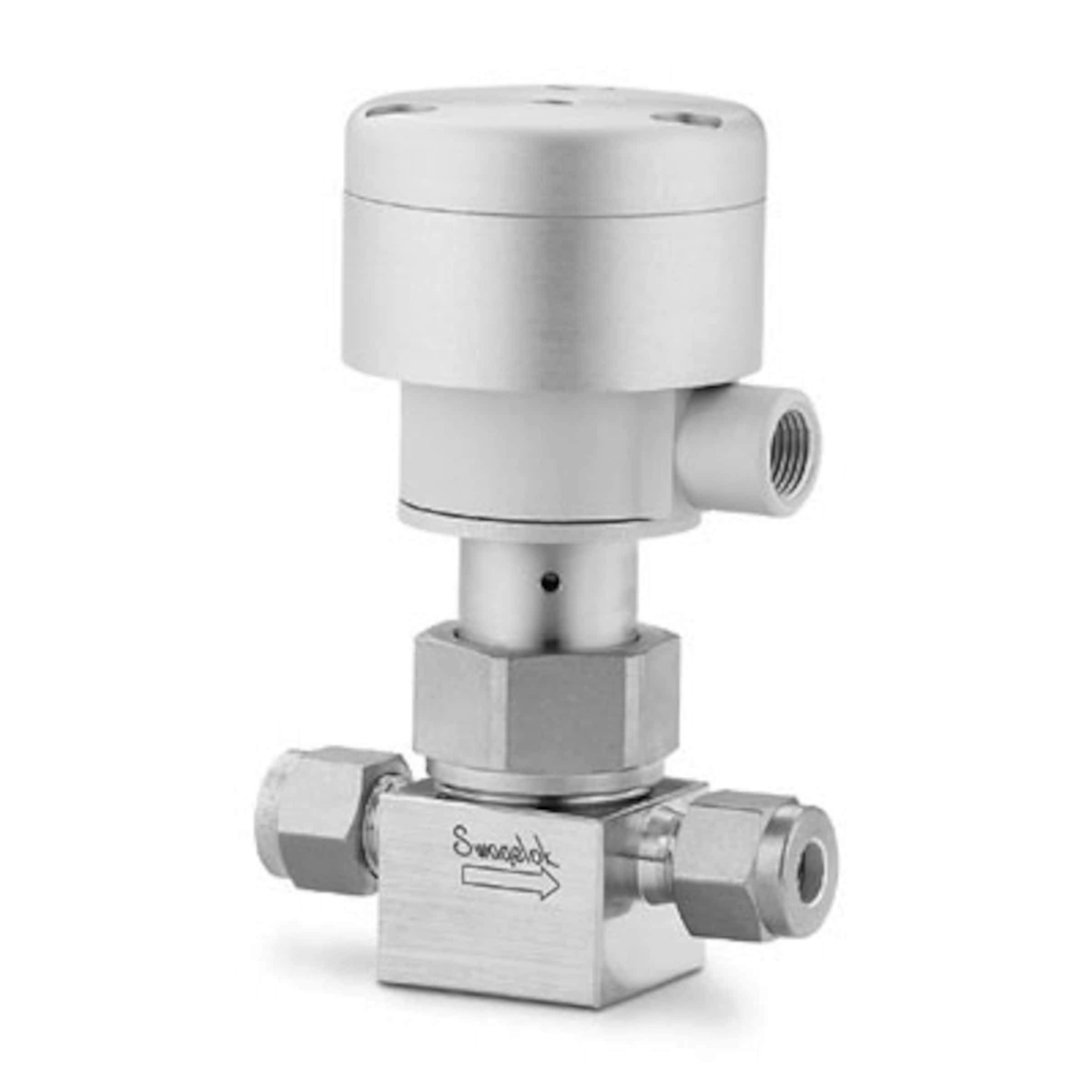 Stainless Steel Bellows Sealed Valve, Gasketed, PCTFE Stem Tip, 1/4 in ...