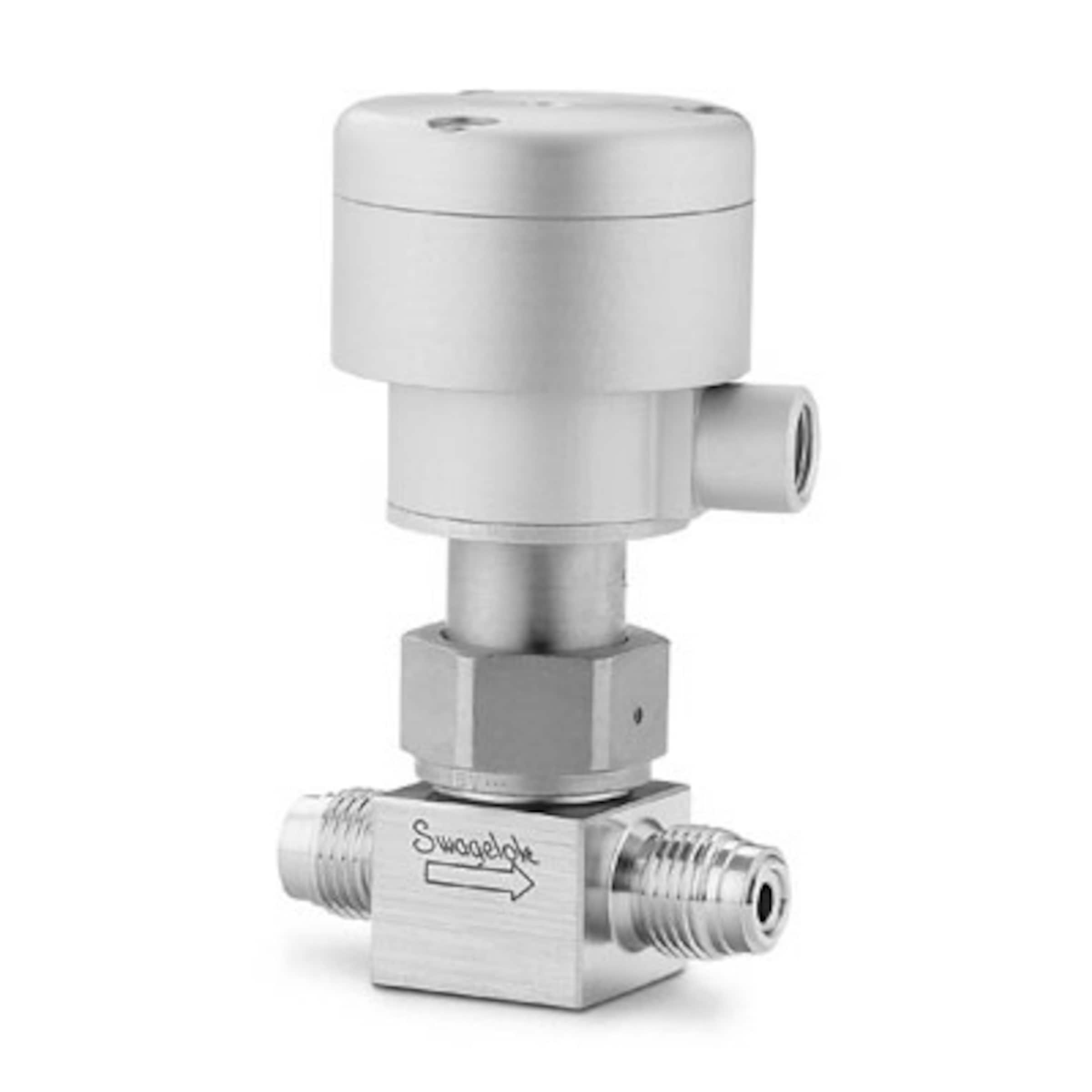 Stainless Steel Bellows Sealed Valve, Gasketed, PCTFE Stem Tip, 1/2 in ...