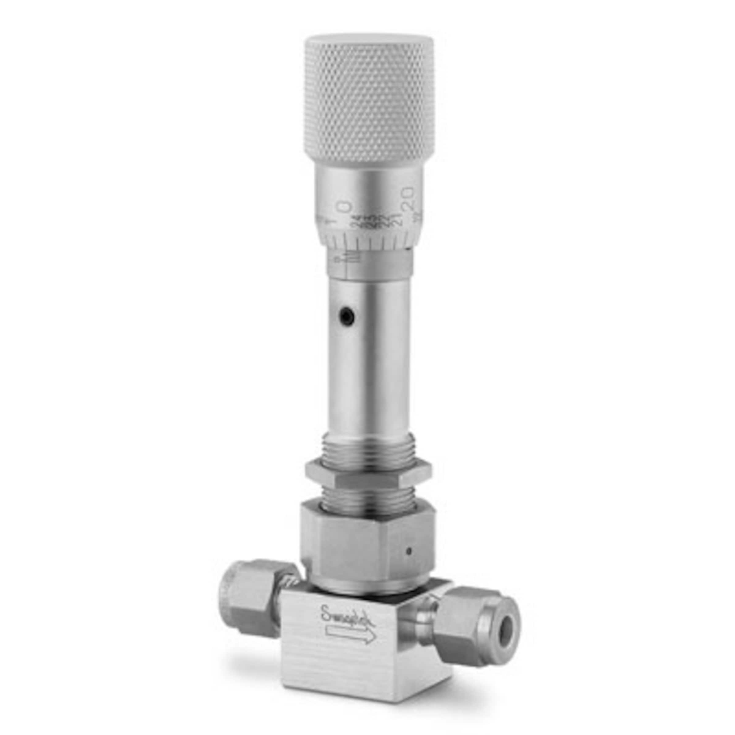 Stainless Steel Metering Bellows Sealed Valve, Gasketed, Regulating ...