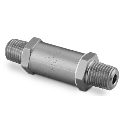 Stainless Steel In-Line Particulate Filter, 1/4 in. Male NPT, 7 Micron Pore Size | Swagelok