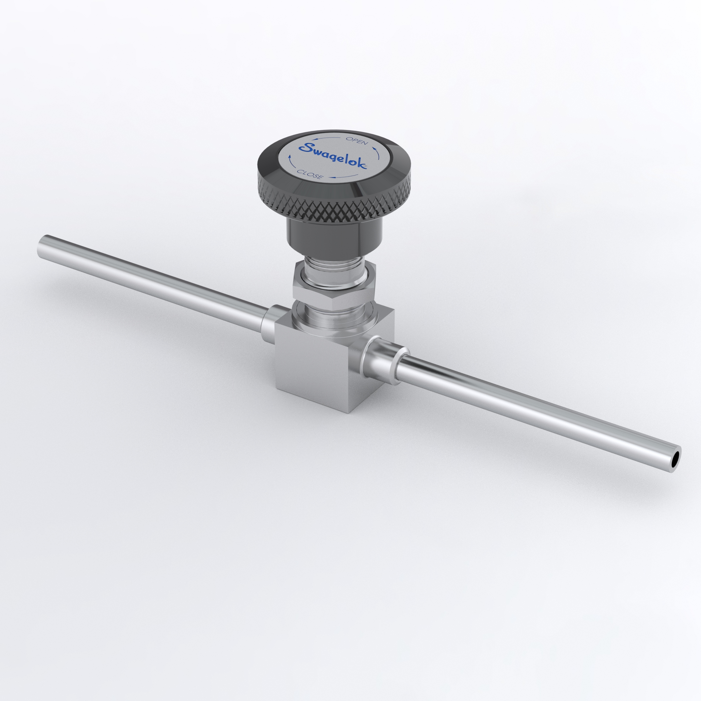 Stainless Steel Bellows Sealed Valve, Welded, SS Stem Tip, 1/4 x 0.049 ...