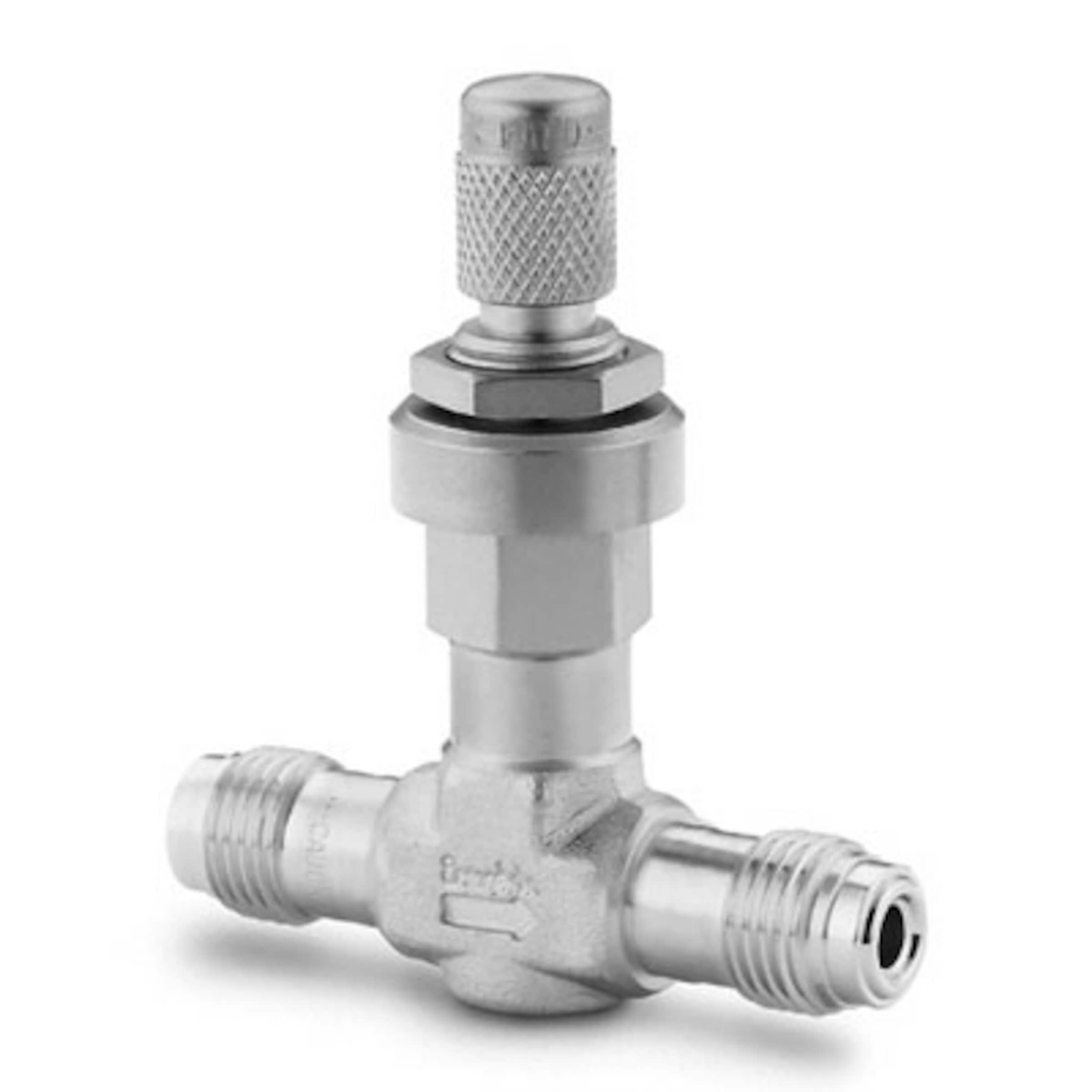 Vanne de réglage fin à débit moyen en acier inoxydable, raccord avec joint métallique VCR ...