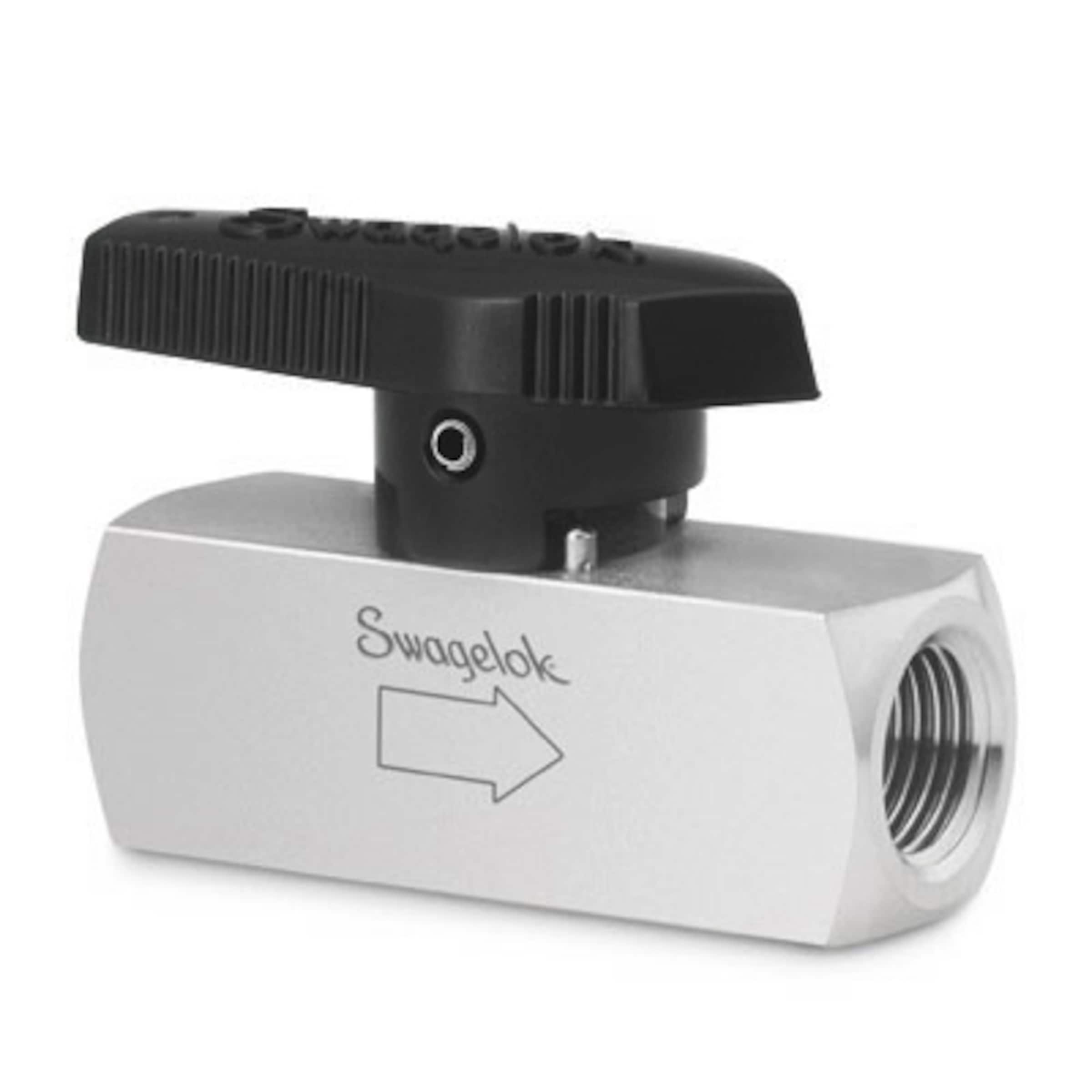 Stainless Steel Quarter Turn Instrument Plug Valve, 1/2 in. FNPT, 2.7 ...