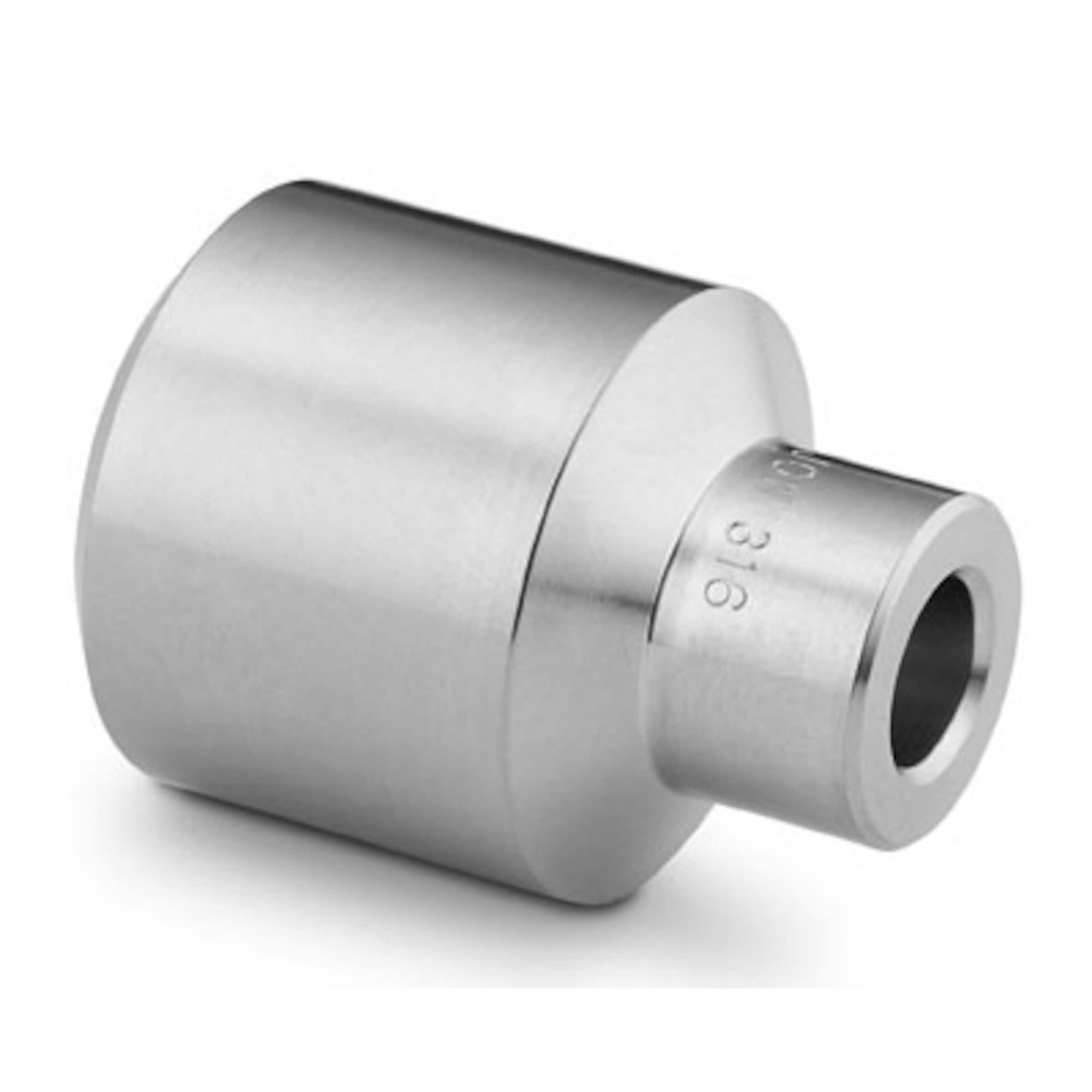 316 Stainless Steel Pipe Weld to Tube Socket Weld Adapter, 1/2 in. Pipe ...