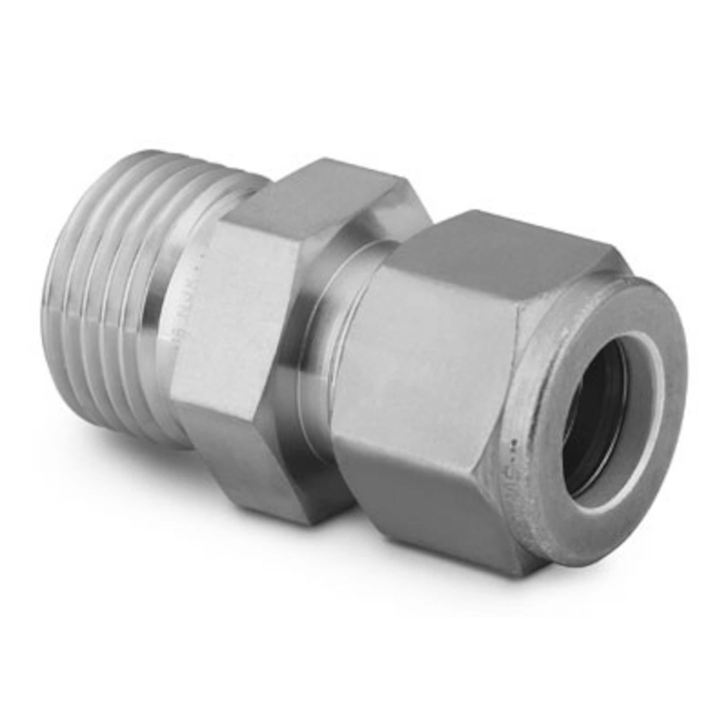 VCO-Verschraubung, Edelstahl 316, 3/4 Zoll VCO-Anschluss x 3/4 Zoll Swagelok Rohrverschraubung ...