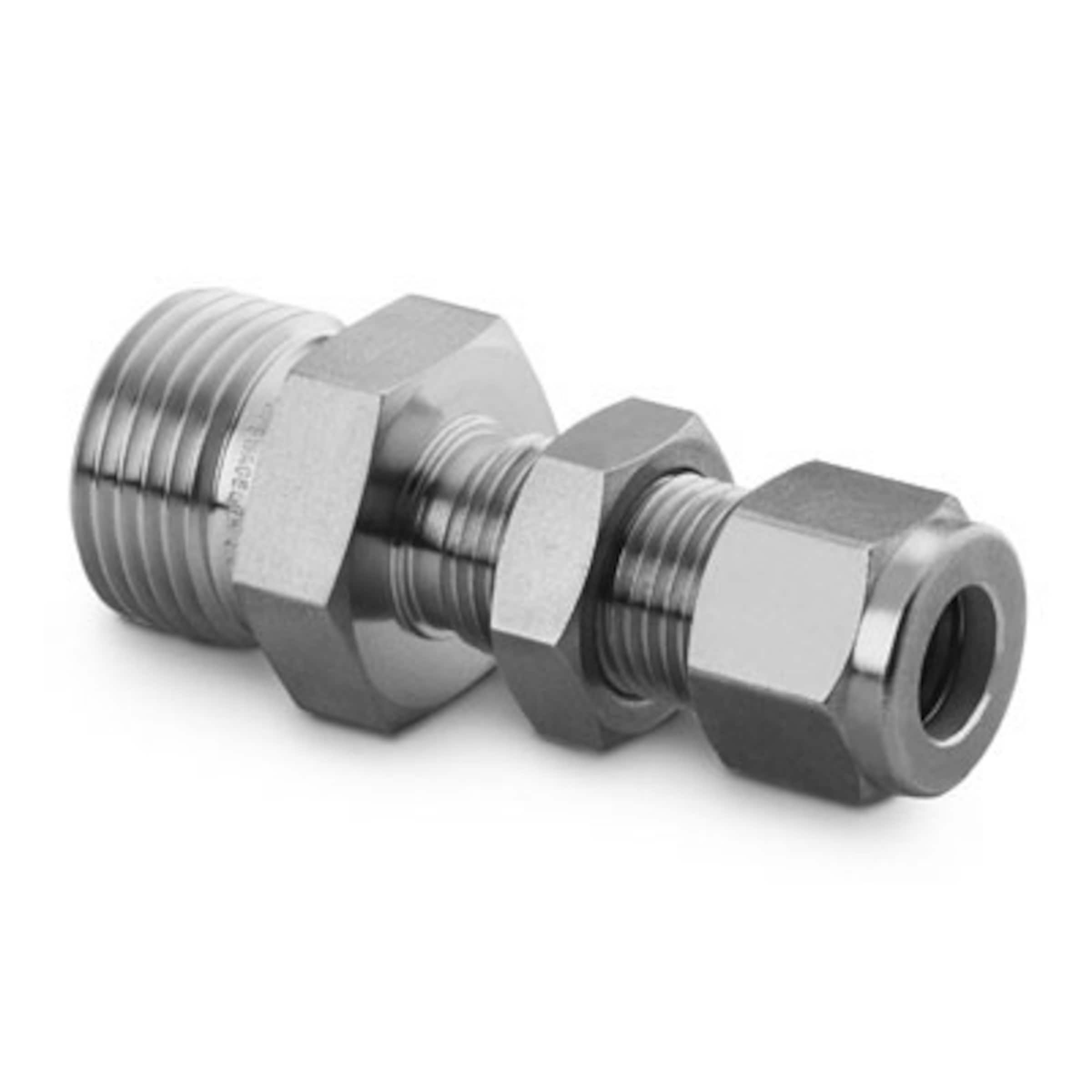 316 Stainless Steel VCO O-Ring Face Seal Fitting, Swagelok Tube Fitting Bulkhead Connector, 1/4 ...