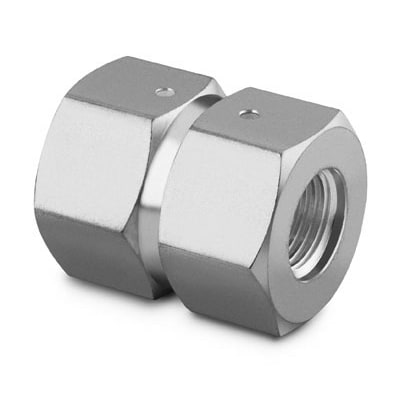 316 Stainless Steel VCR Face Seal Fitting, Double Female Reducing Union ...