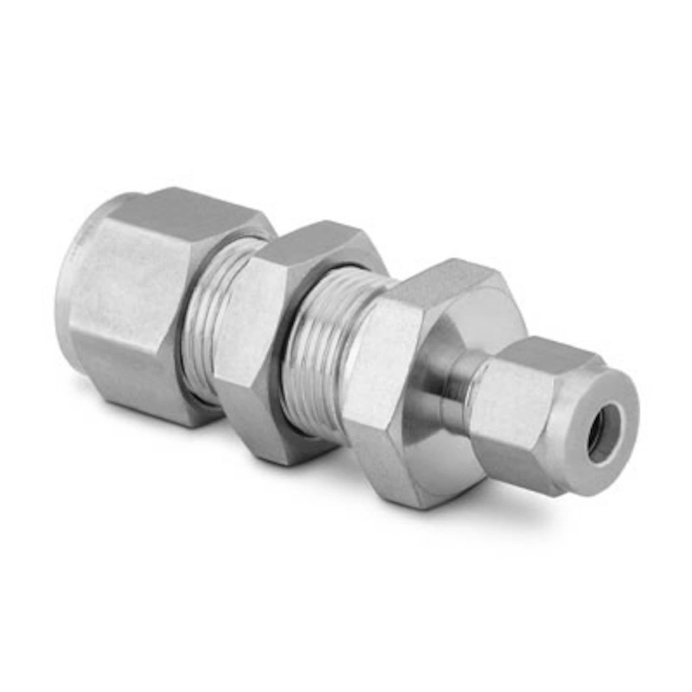 Raccord pour tube Swagelok en acier inoxydable, Union réducteur passe-cloison, diam. ext. tube 1 ...
