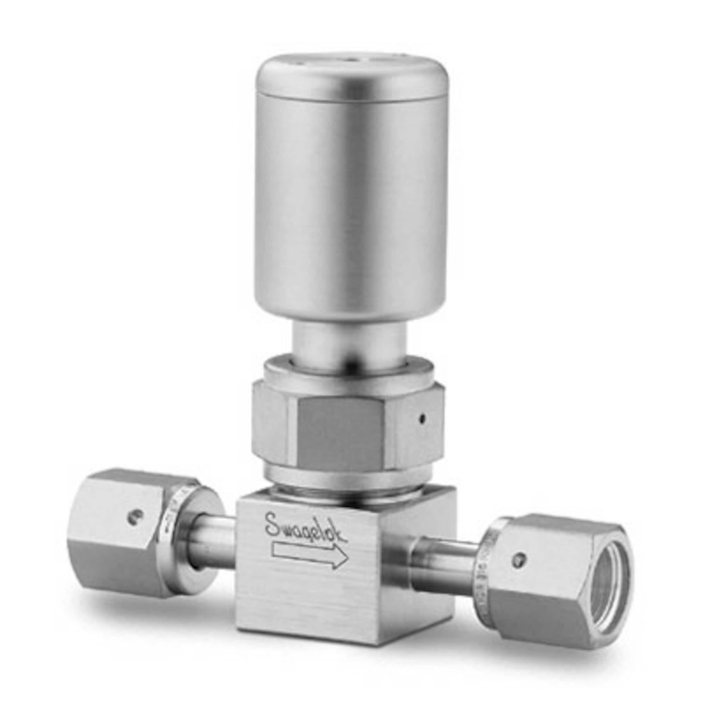 316L Stainless Steel High Purity Bellows Sealed Valve, 1/4 in. Female ...