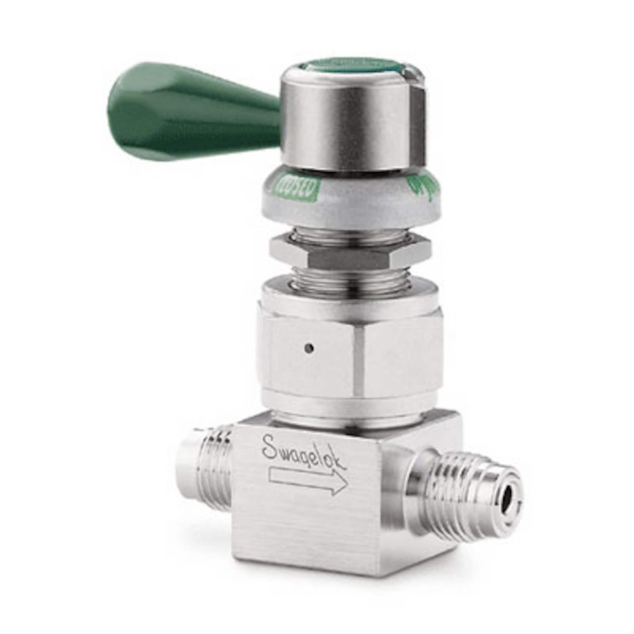 Stainless Steel High Purity High Pressure Diaphragm Sealed Valve, 1/4 ...