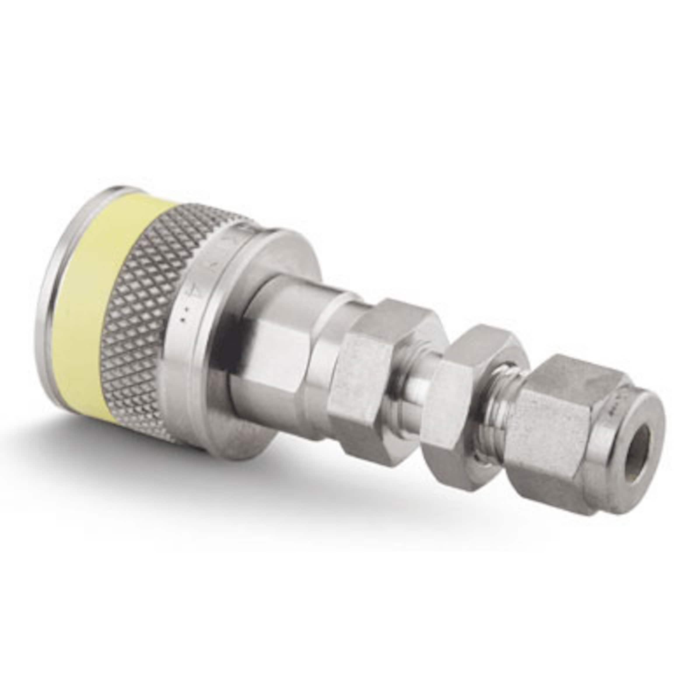 Stainless Steel Instrumentation Quick Connect Body, 0.2 Cv, 1/4 in ...